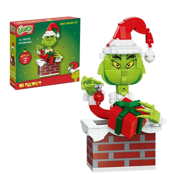 Brickctaft | Toys | Newbrickcraft Up The Chimney Grinch Building Kit ...